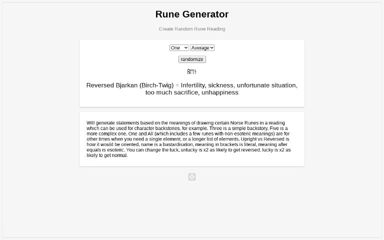 Rune Generator