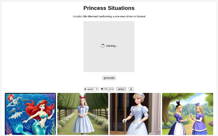 Princess Situations ― Perchance Generator