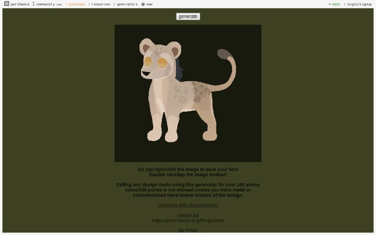 Lion Oc Generator