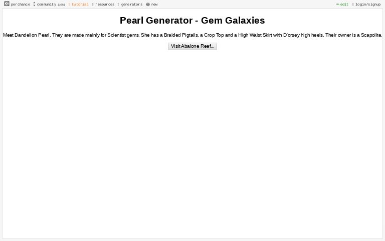 Pearl Generator - Gem Galaxies