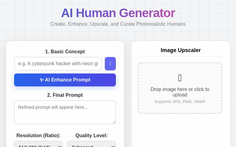 AI Human Generator
