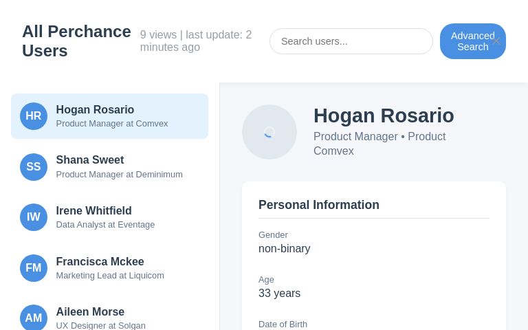 All Perchance Users ― Perchance Generator