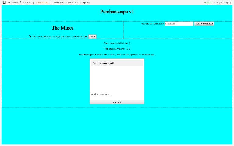 Perchanscape v1 ― Perchance Generator