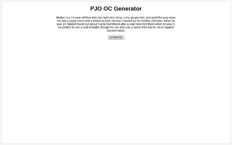PJO OC Generator