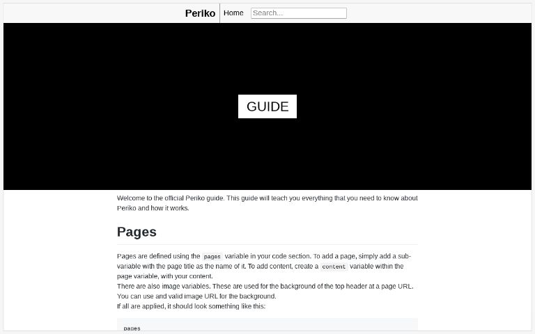 Periko ― Perchance Generator