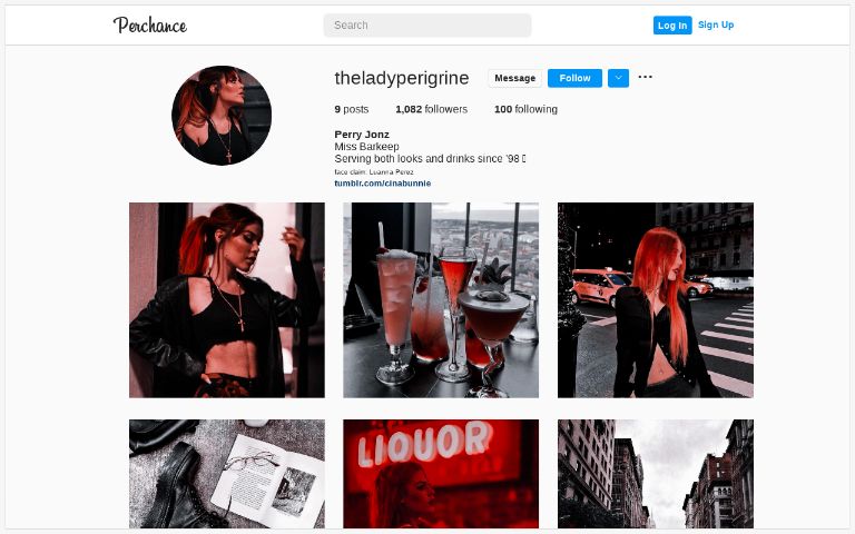 Instagram Template ― Perchance Generator