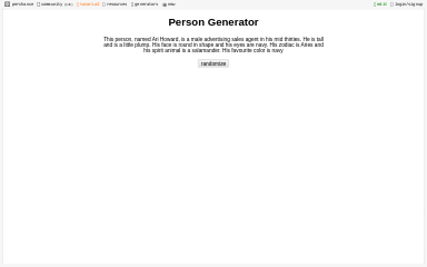 Person Generator
