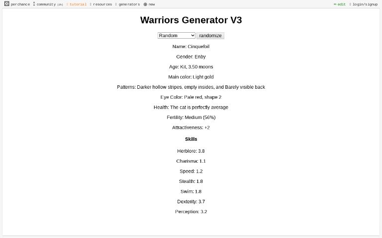 Warriors Generator V3