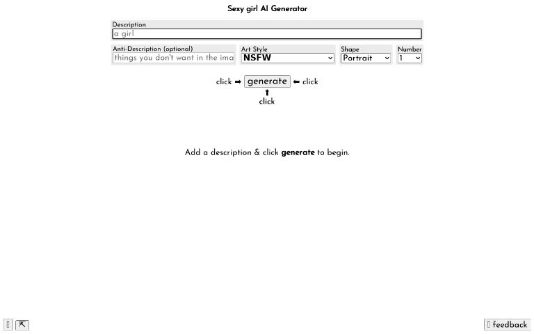 Sexy girl AI Generator