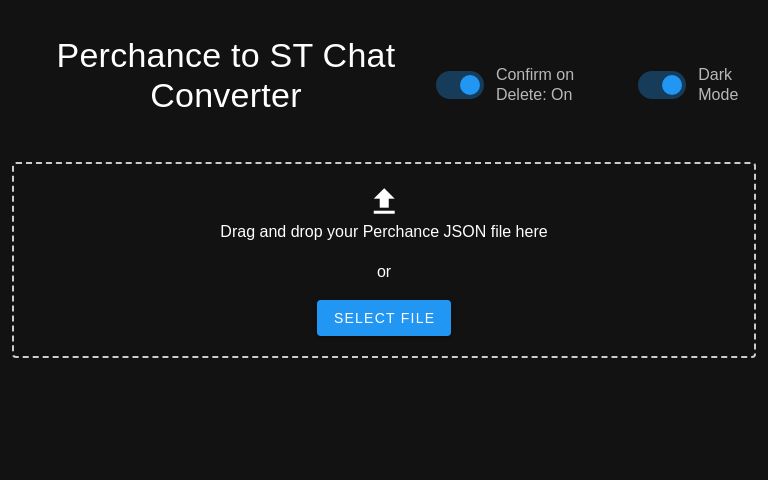 Perchance to ST Chat Converter
