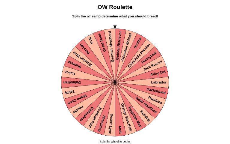 OW Roulette ― Perchance Generator