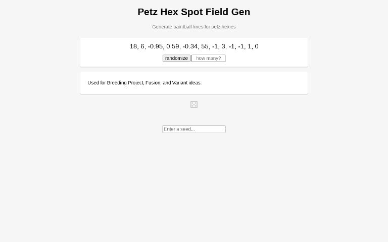 Petz Hex Spot Field Gen