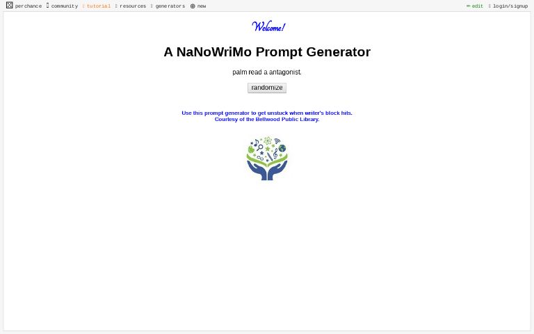 Welcome! ― Perchance Generator