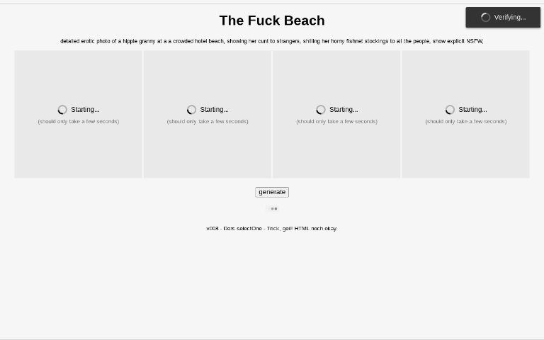 The Fuck Beach ― Perchance Generator