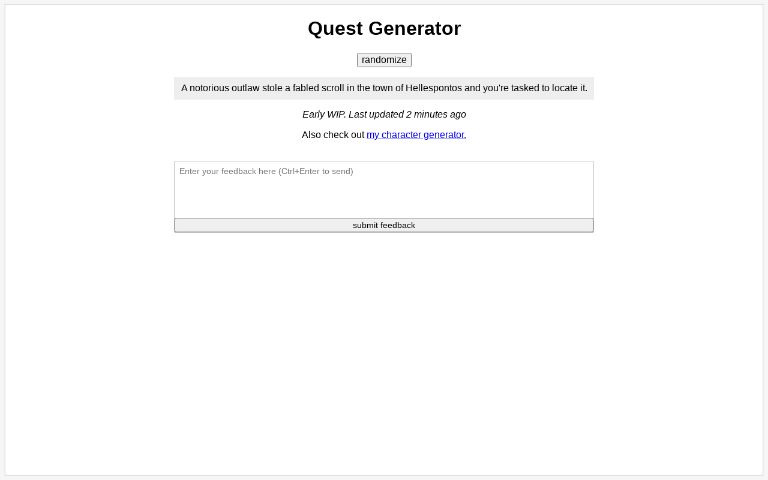 Quest Generator