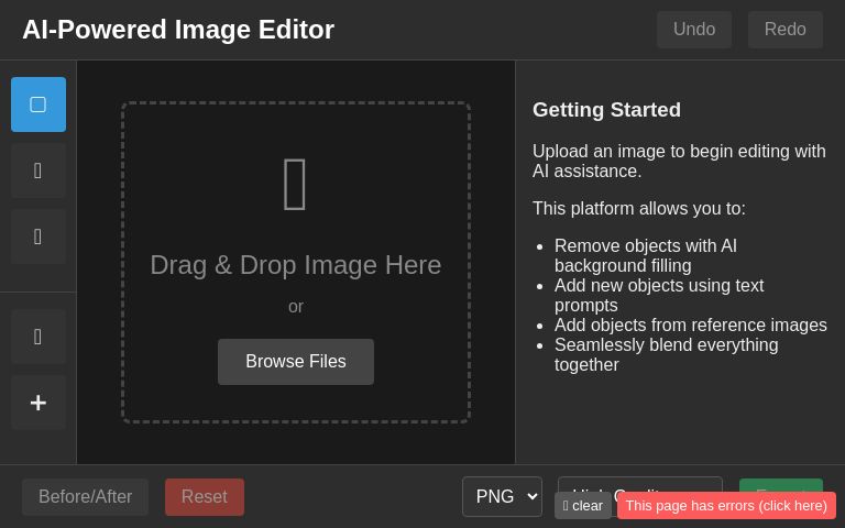 AI-Powered Image Editor ― Perchance Generator