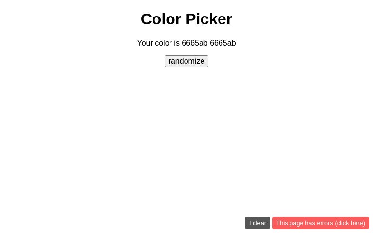Color Picker ― Perchance Generator