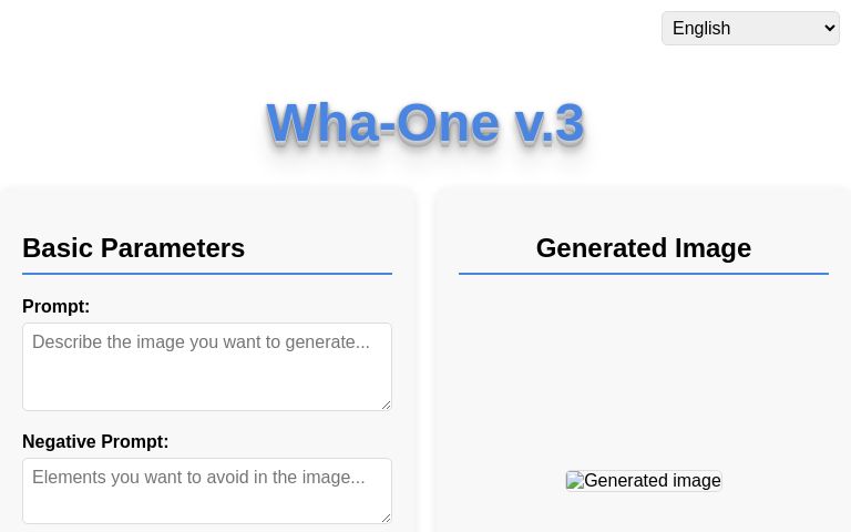 Wha-One v.3 ― Perchance Generator