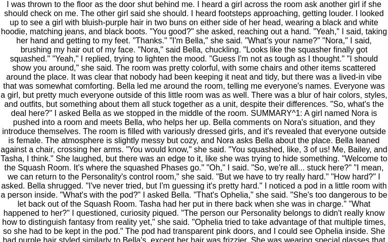 Phases Story ― Perchance Generator