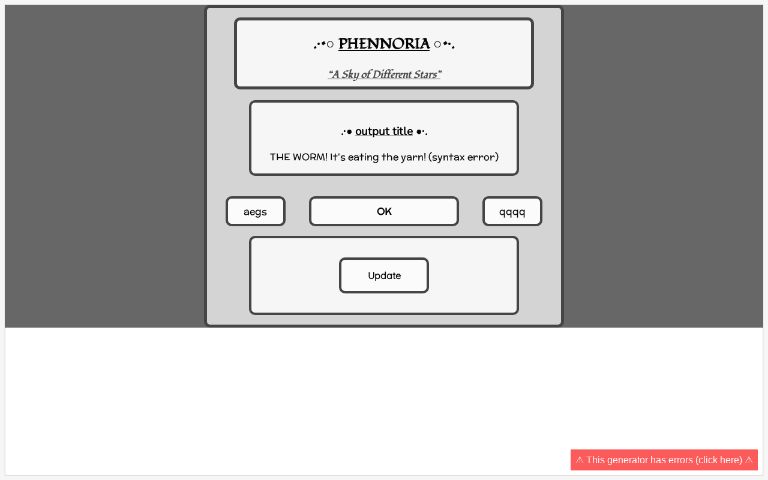 Project Phennoria ― Perchance Generator