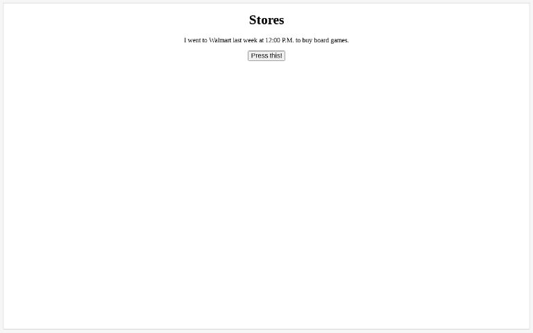 Stores ― Perchance Generator