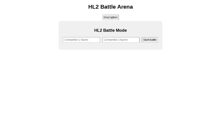 HL2 Battle Arena ― Perchance Generator