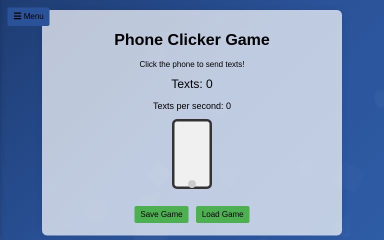 Phone Clicker Game ― Perchance Generator