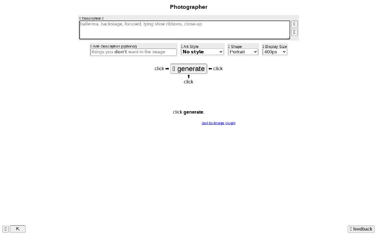 Photo-Art ― Perchance Generator