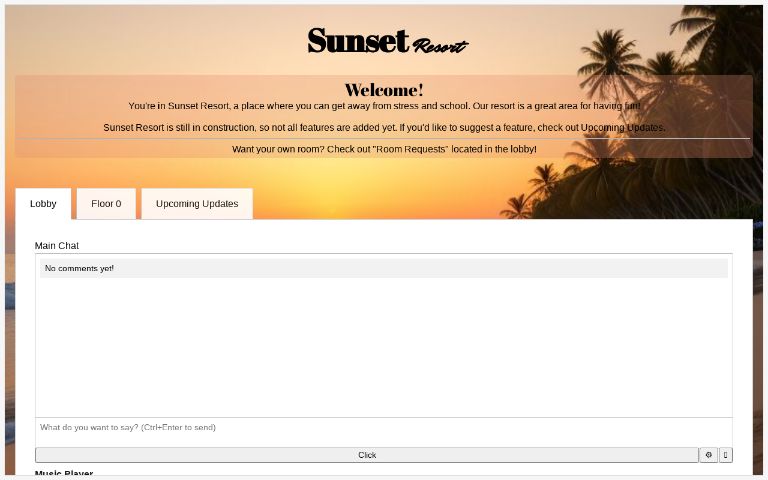 Sunset Resort ― Perchance Generator