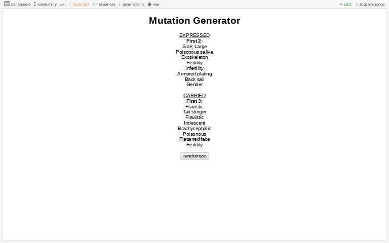 Mutation Generator