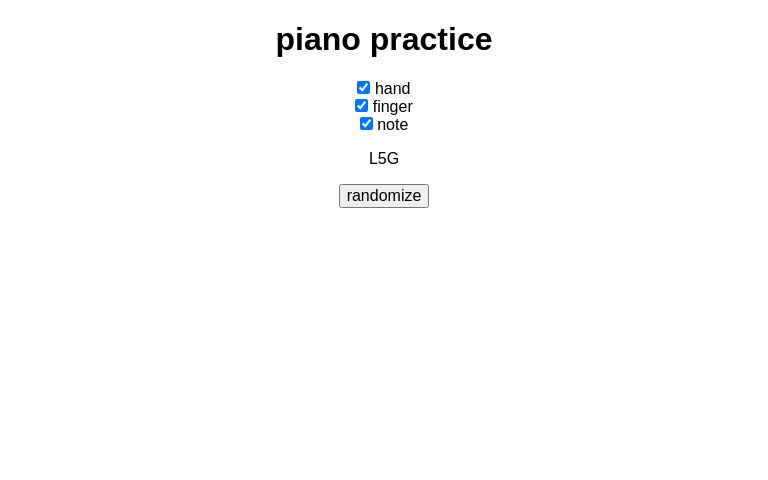 piano practice ― Perchance Generator