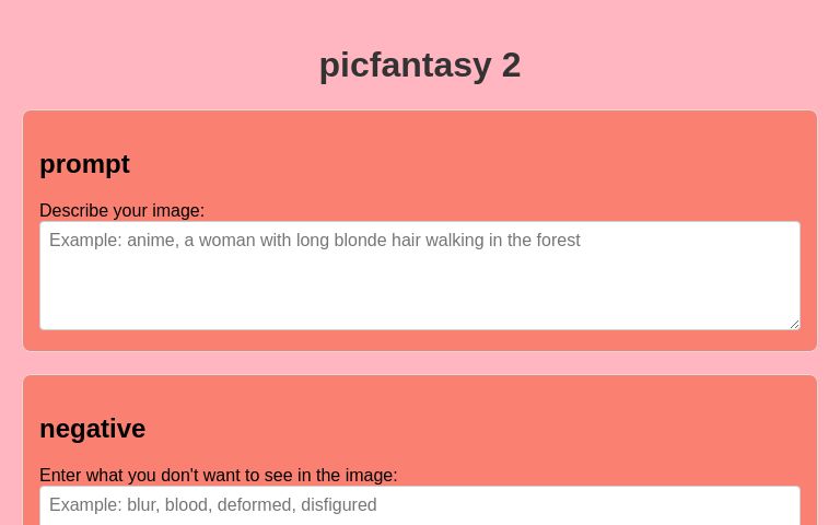 picfantasy 2 ― Perchance Generator