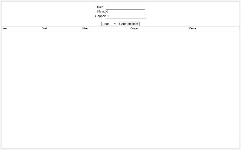 Picking Pocketses ― Perchance Generator