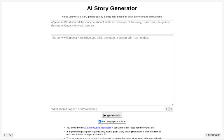 picks-and-story ― Perchance Generator