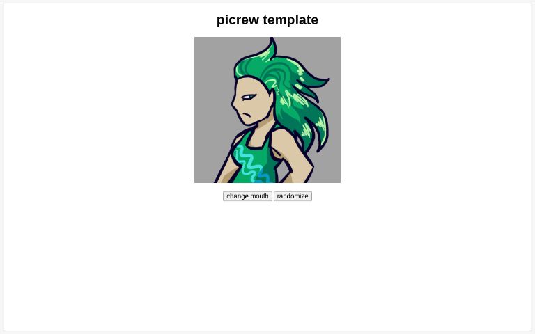 picrew template ― Perchance Generator