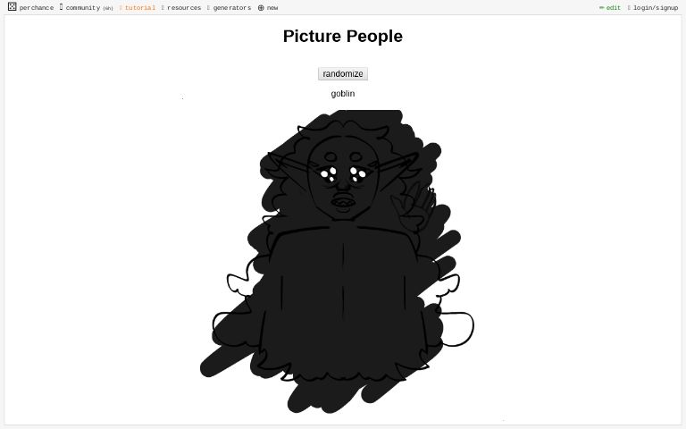 Picture People ― Perchance Generator