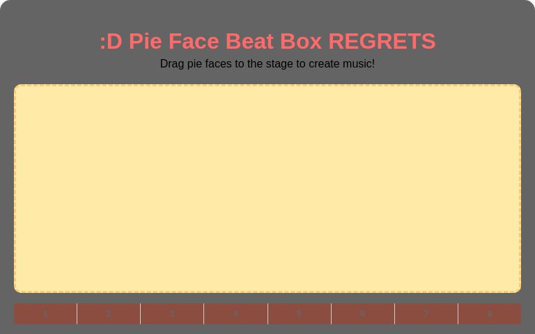 :D Pie Face Beat Box REGRETS ― Perchance Generator