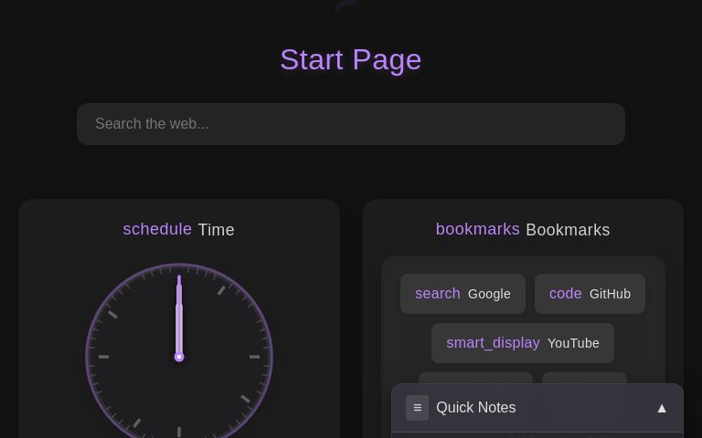 Start Page ― Perchance Generator