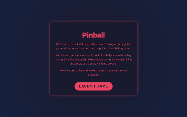 Pinball ― Perchance Generator