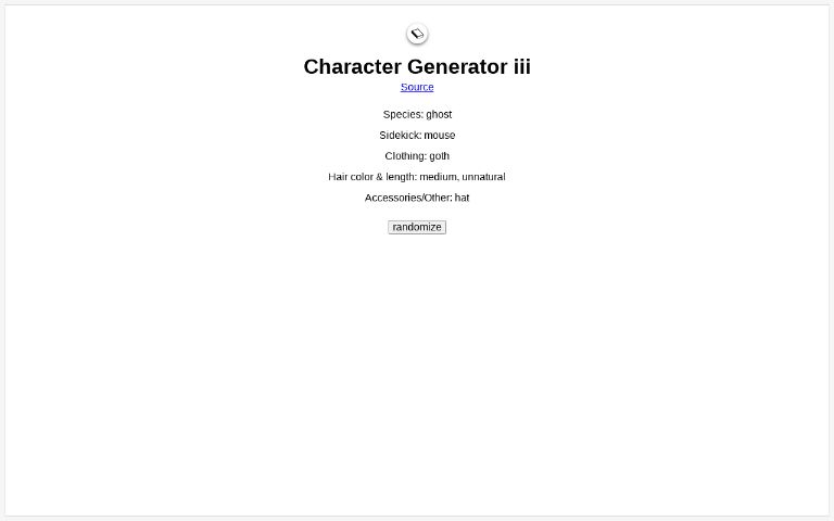 Pin Char Gen Iii ― Perchance Generator