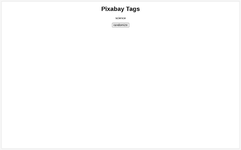 Pixabay Tags ― Perchance Generator