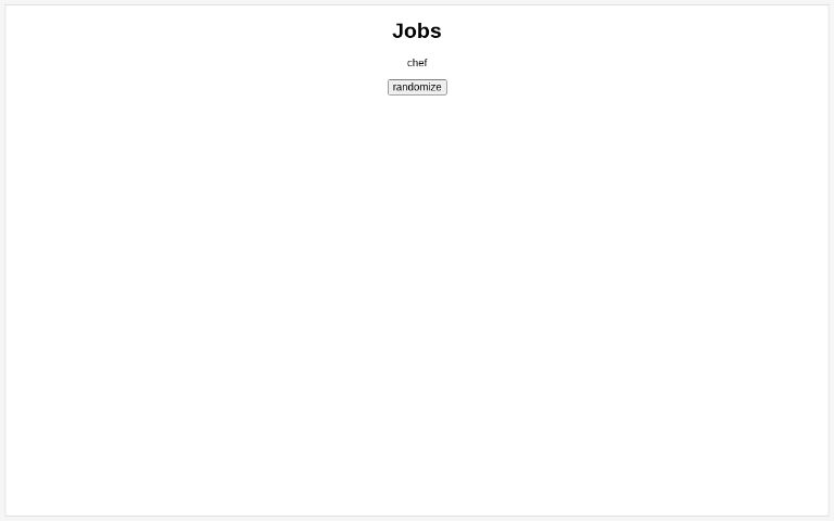 Jobs ― Perchance Generator