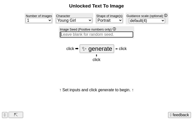 Unlocked Text 2 Image ― Perchance Generator