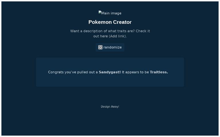 Pokemon Creator ― Perchance Generator