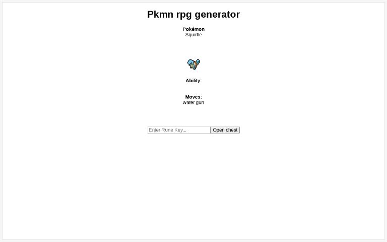 Pkmn rpg generator