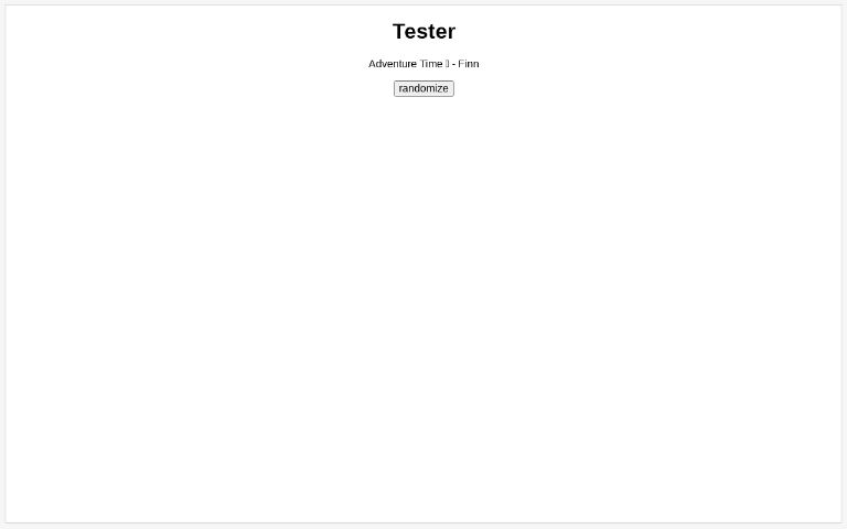 Tester ― Perchance Generator