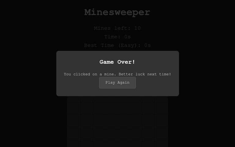 Minesweeper ― Perchance Generator