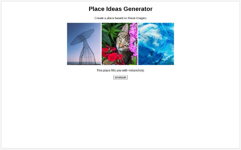 Place Ideas Generator