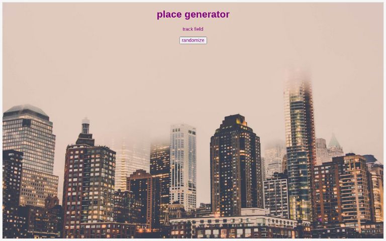 place generator
