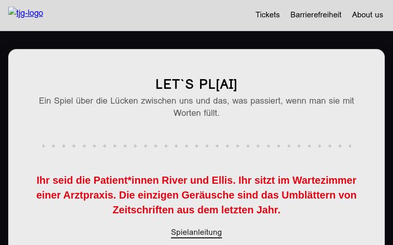 LET`S PL[AI] ― Perchance Generator